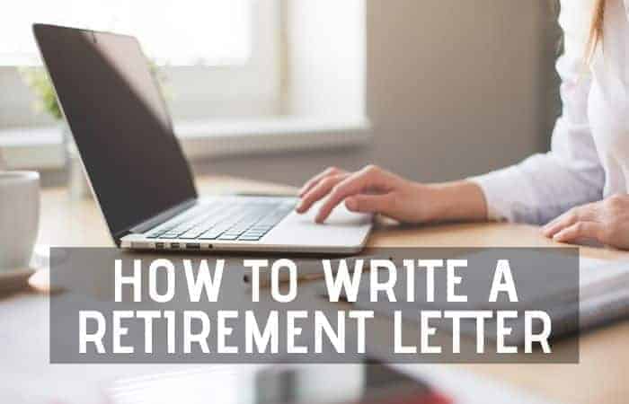 How To Write A Retirement Letter Template Tips Examples 
